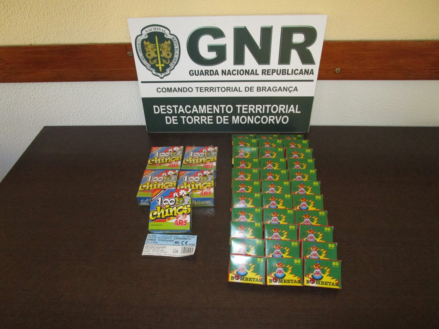 Gnr De Torre De Moncorvo Apreende Mais De 2000 Artigos Pirotécnicos